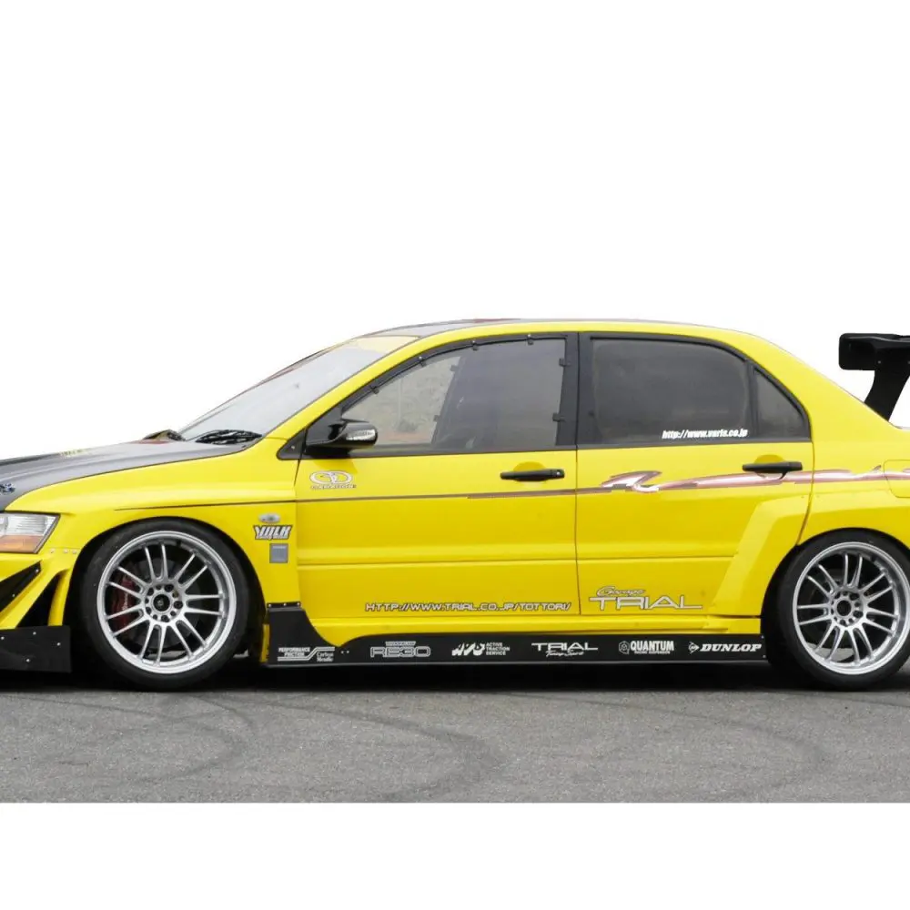 Varis Time Attack Side Skirts & Carbon Big Underboard for CT9A ...