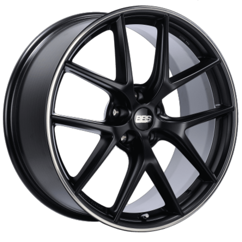 BBS CI-R Satin Black Polished Rim Protector Wheel (19x9 5x120 +32)