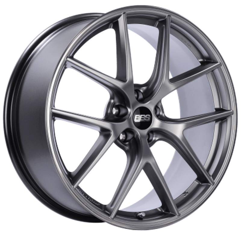 BBS CI-R Platinum Silver Polished Rim Protector Wheel (19x8.5 5-120 +35)