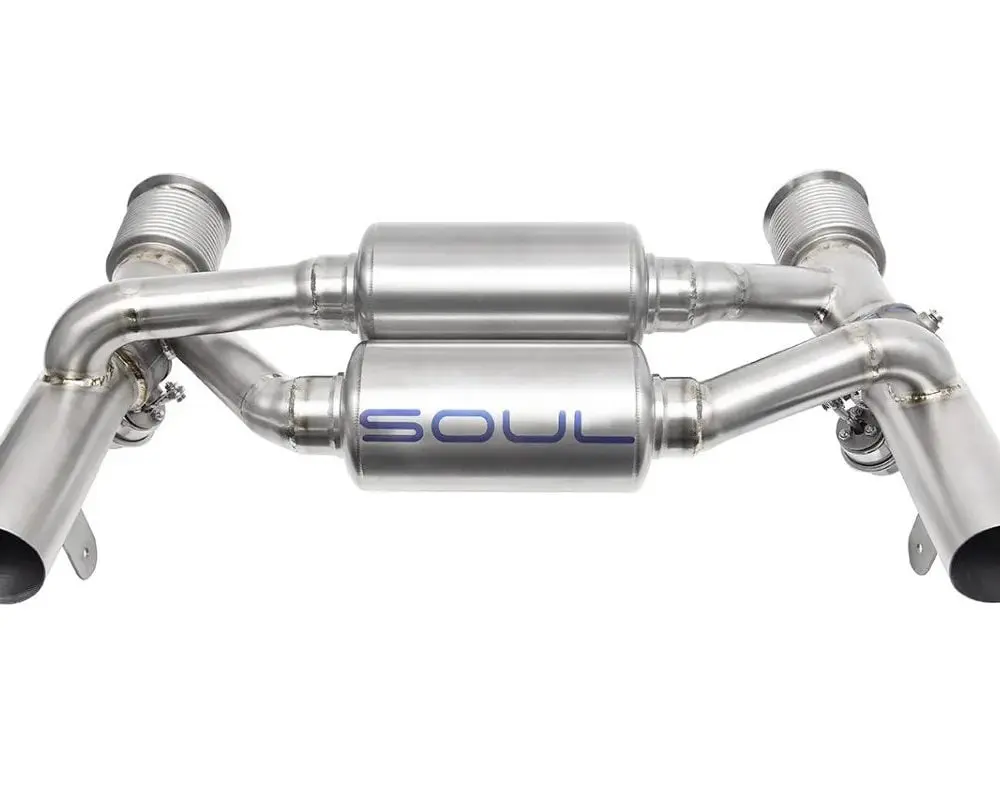 SOUL Performance Titanium Valved Exhaust System for LP640-4 Lamborghini ...