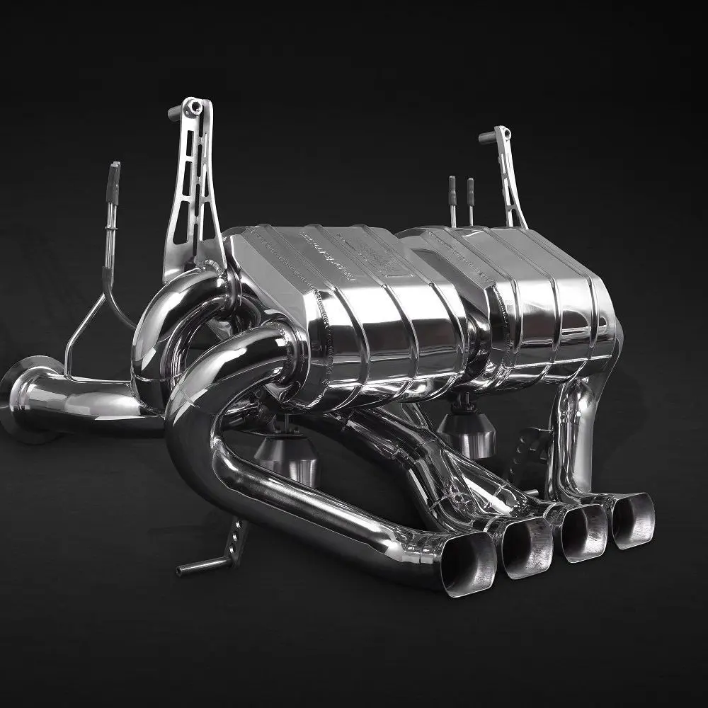 Capristo Valved Exhaust System with Carbon / Stainless Exhaust Tip for ...