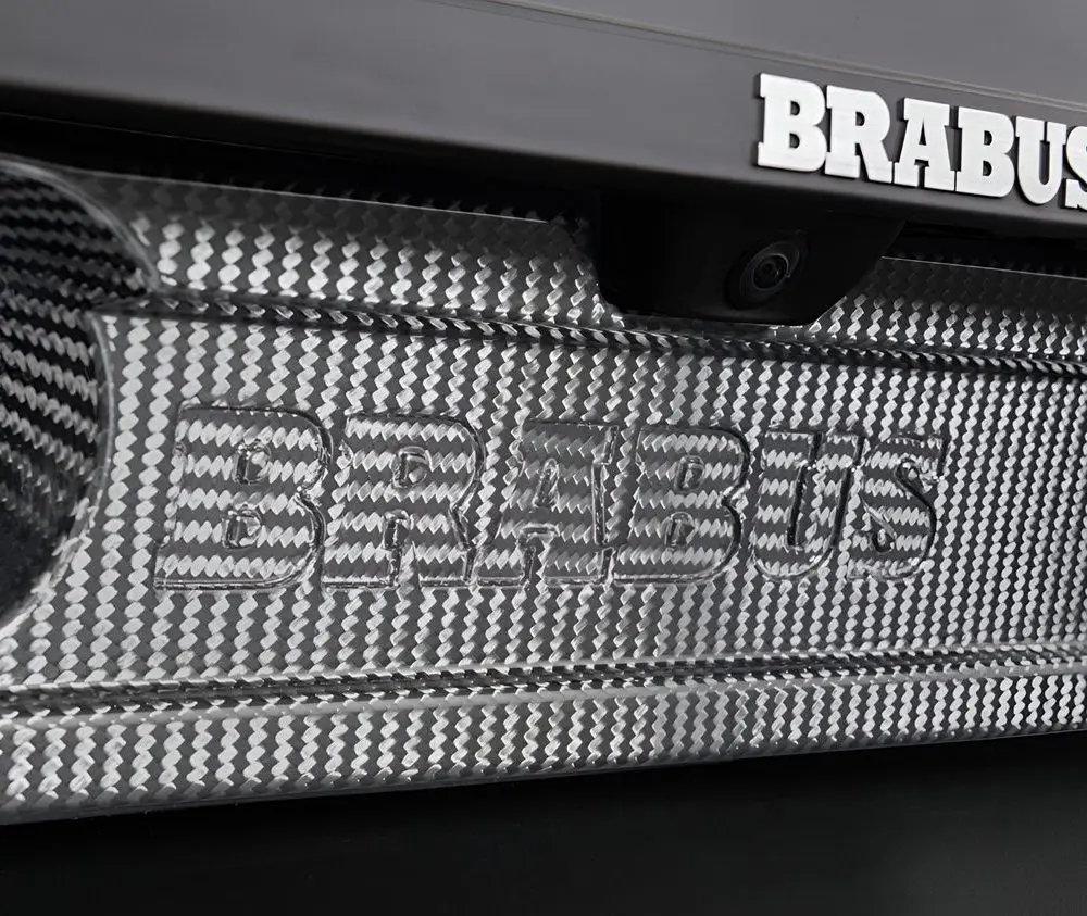 BRABUS Carbon Front Center Fascia Attachment for Porsche Taycan / Turbo / S