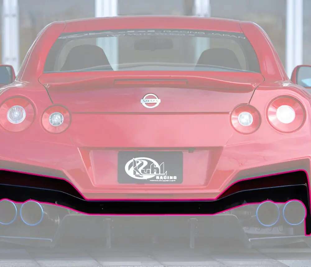 KUHL Ver. 4 GTII Rear Bumper Upper Diffuser for R35 Nissan GT-R