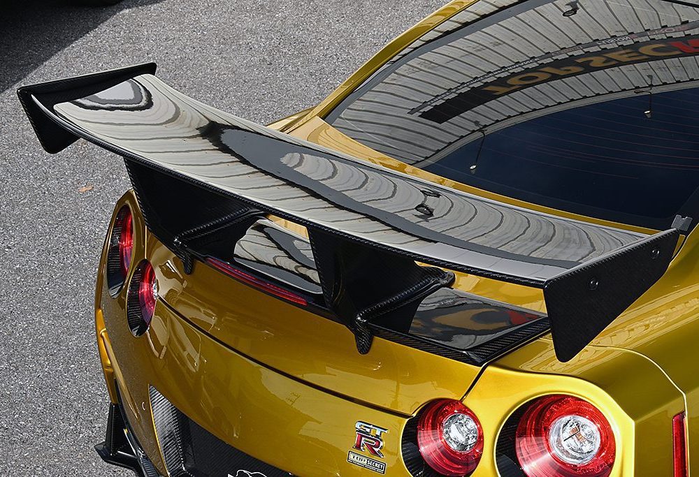 Top Secret GT Wing ST2 (High Mount Ver) for R35 Nissan GT-R ...