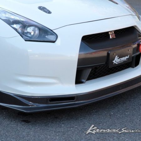 Kansai Service Carbon Fiber Front Lip Spoiler for 2009-16 Nissan GT-R ...