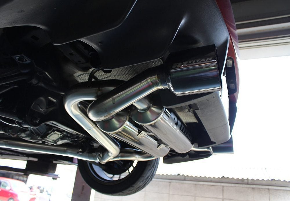 Amuse RS Silent Exhaust System for 2007-16 Mitsubishi Evo X [CZ4A ...