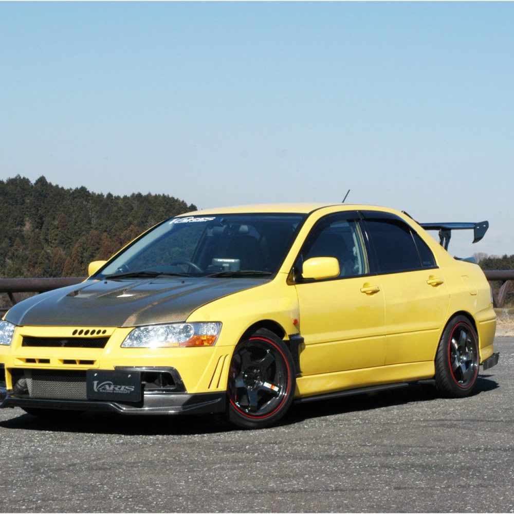 VARIS Carbon Air Cleaner Scoop for Normal Bumper for 2001-05 Mitsubishi ...