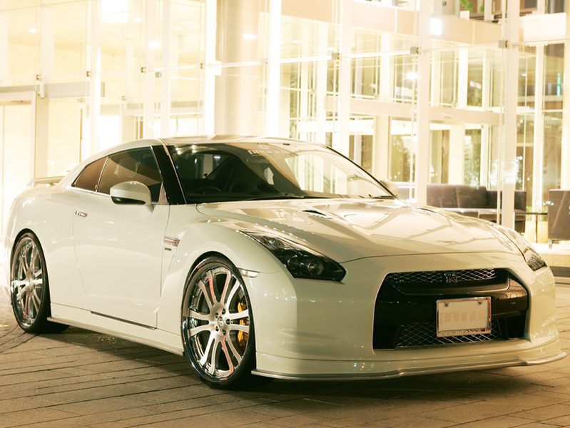 BRANEW Carbon Front Spoiler for 2009-11 Nissan GT-R [R35] - Bulletproof ...
