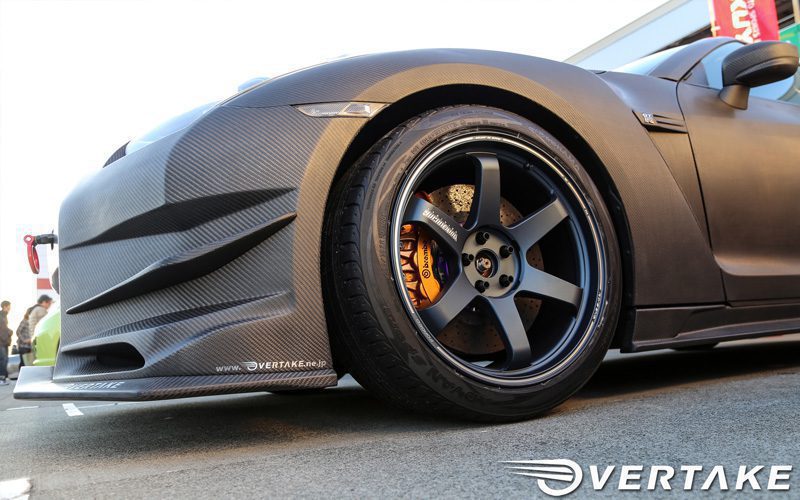 Overtake Carbon Racing Front Face (Complete Set) for 2009-19 Nissan GT ...