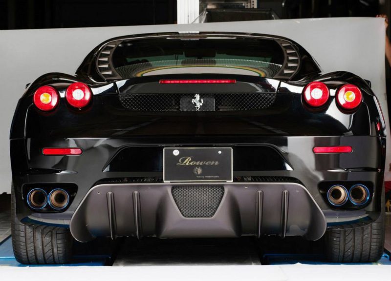 Rowen Blue Titanium Exhaust System for 2005-09 Ferrari F430 Spyder ...