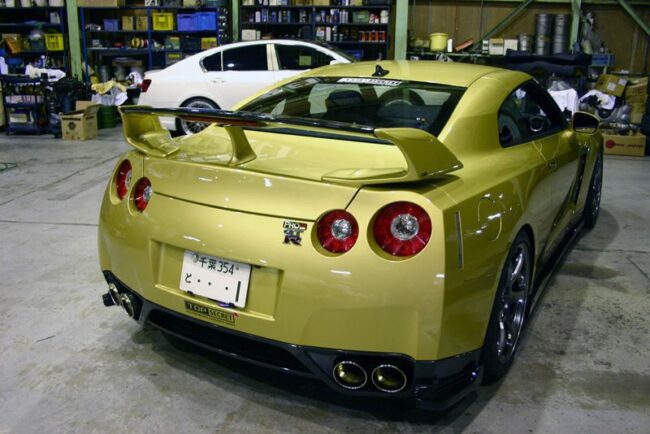 Top Secret Rear Wing (FRP) for 2009-19 Nissan GT-R [R35] - Bulletproof ...