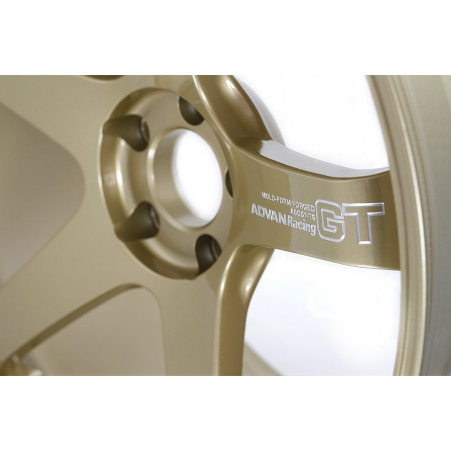 Advan Racing GT Premium Version Gold Metallic Wheel (20x10 5-114.3 +35 ...