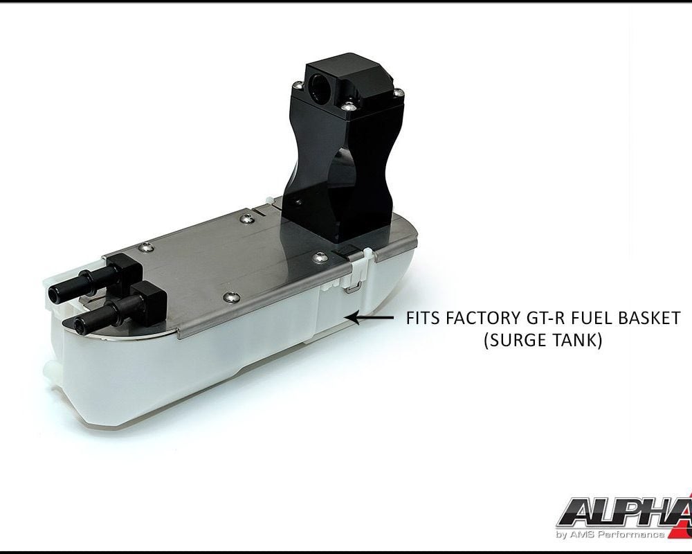 AMS Performance Omega Brushless Single Fuel Pump System R35 Nissan GT-R ...