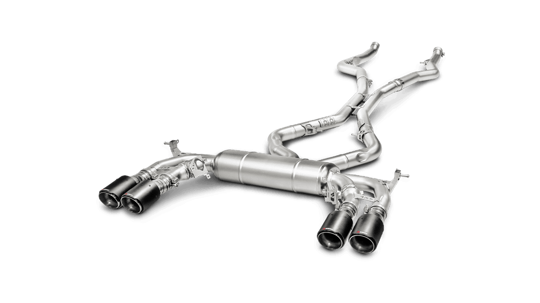 Akrapovic Evolution Line Titanium Exhaust System w/ Carbon Fiber Tail ...