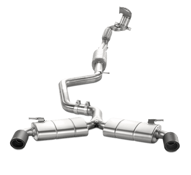 Akrapovic Evolution Line Titanium Exhaust System w/ Carbon Fiber Tail ...
