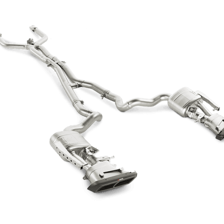 Akrapovic Evolution Titanium Link Pipe Set for W205 Mercedes-Benz C63 ...