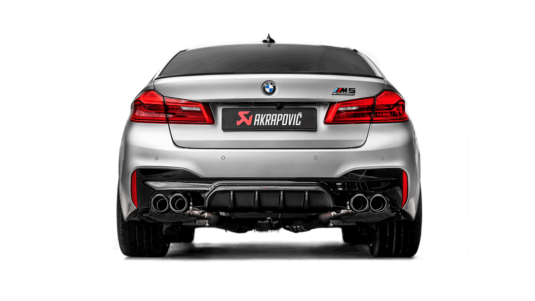 Akrapovic Slip-On Line Titanium Exhaust System for F90 BMW M5 & M5 ...