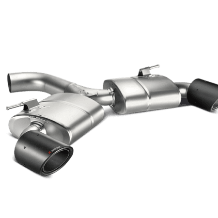 Akrapovic Slip-On Race Line Titanium Exhaust System w/ Carbon Fiber ...