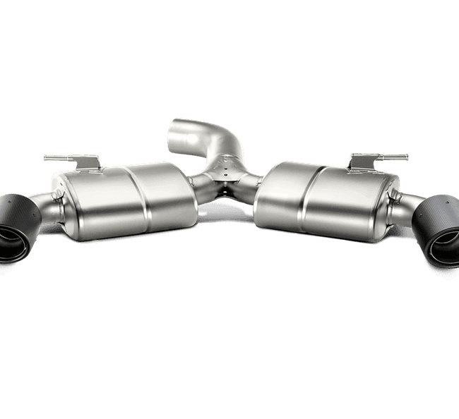 Akrapovic Slip-On Race Line Titanium Exhaust System w/ Carbon Fiber ...