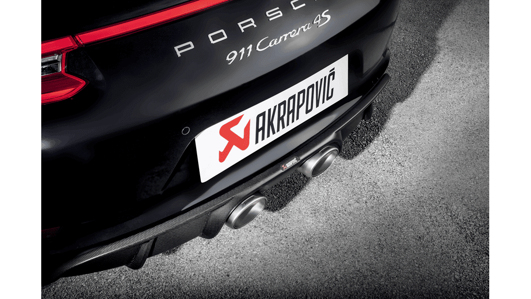 Akrapovic Slip-On Line Titanium Exhaust System w/ Titanium Tail Pipes ...