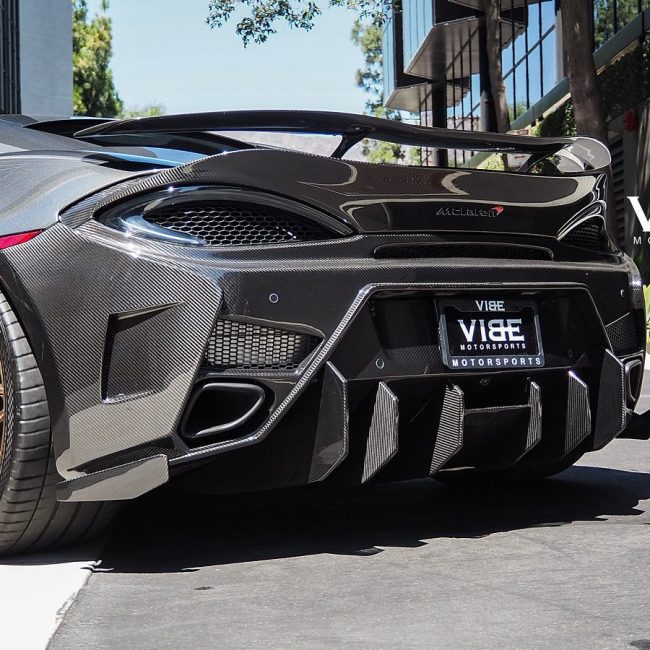 Vorsteiner VX Aero Carbon Fiber Rear Ducktail Spoiler for McLaren 570S ...