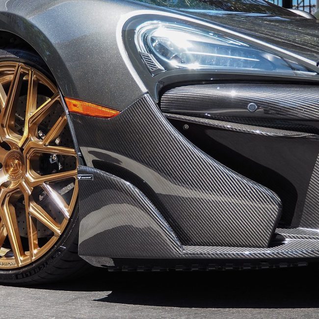 Vorsteiner VX Aero Front Bumper w/ Carbon Fiber Front Splitter for ...