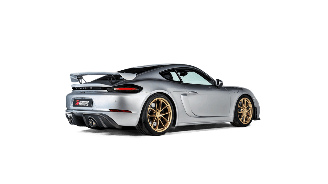 Akrapovic Matte Carbon Fiber Rear Diffuser for 982 Porsche 718 Boxster ...