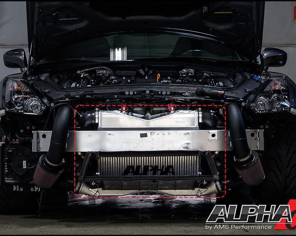 AMS Performance Race Front Mount Intercooler for R35 Nissan GT-R ...
