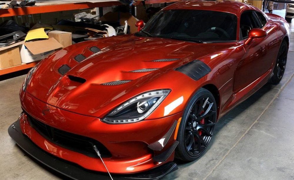 APR Performance Carbon Front Fiber Fender Vents for VX I Dodge Viper ...