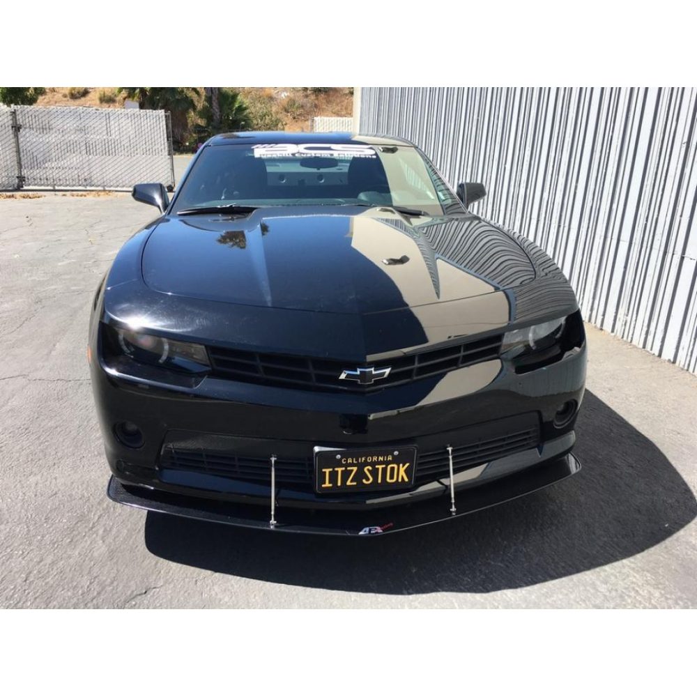 APR Performance Carbon Fiber Front Wind Splitter w/ Rods for 5th Gen ...