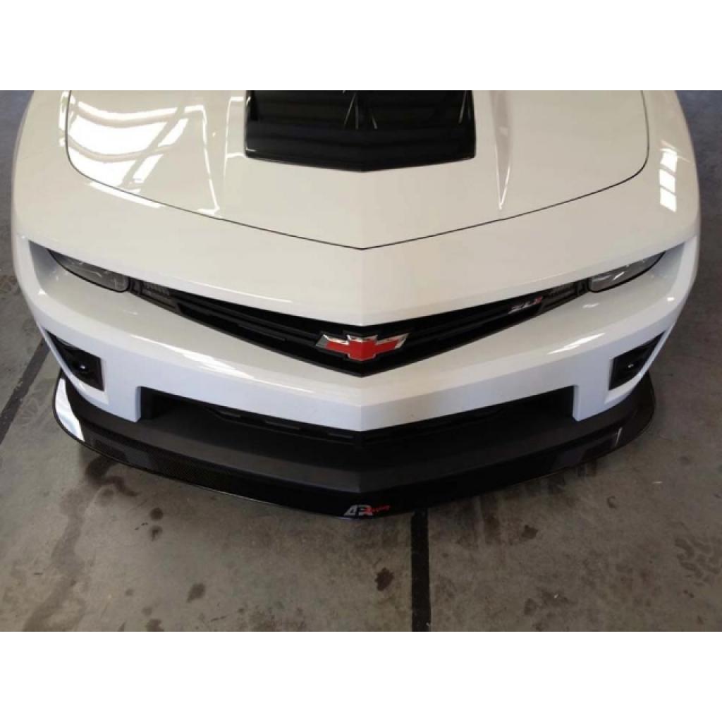 APR Performance Carbon Fiber Front Wind Splitter w/ Rods for 5th Gen ...