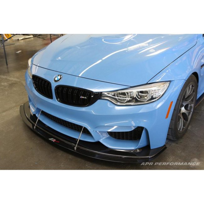 APR Performance Carbon Fiber Front Wind Splitter w/ Rods for F80 / F82 ...