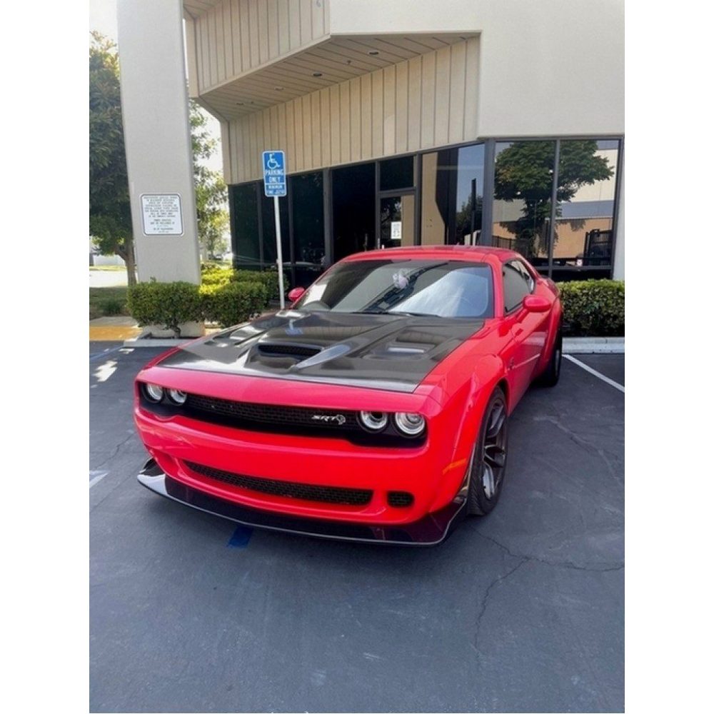 APR Performance Carbon Fiber Front Lip for 2019+ Dodge Challenger Scat ...