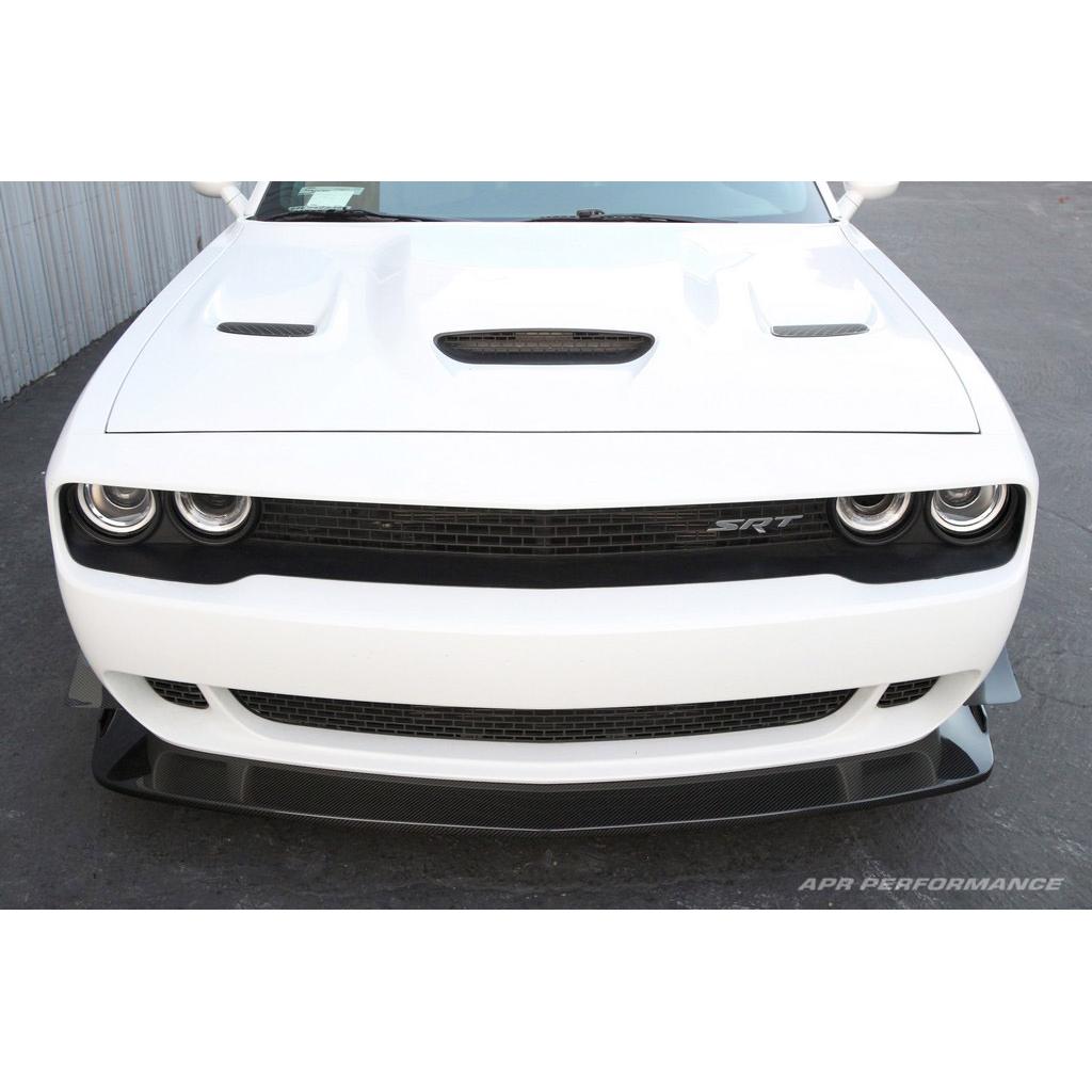 APR Performance Carbon Fiber Front Lip for Dodge Challenger SRT Hellcat ...