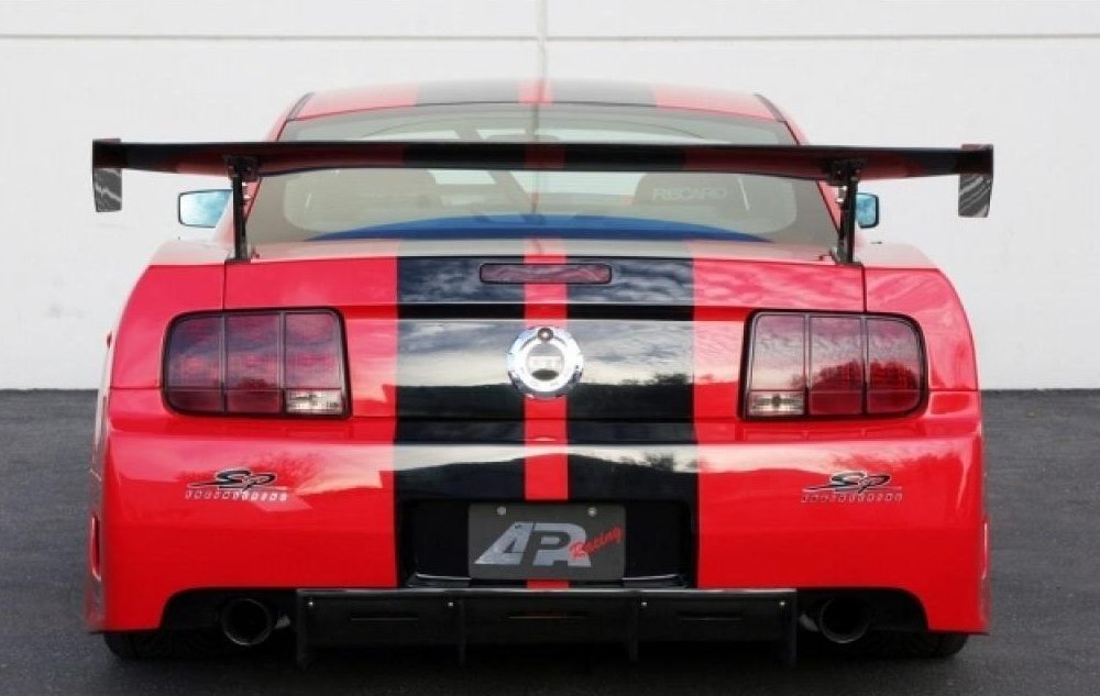APR Performance Carbon Fiber GTC-500 71" Adjustable Wing for S197 Ford ...