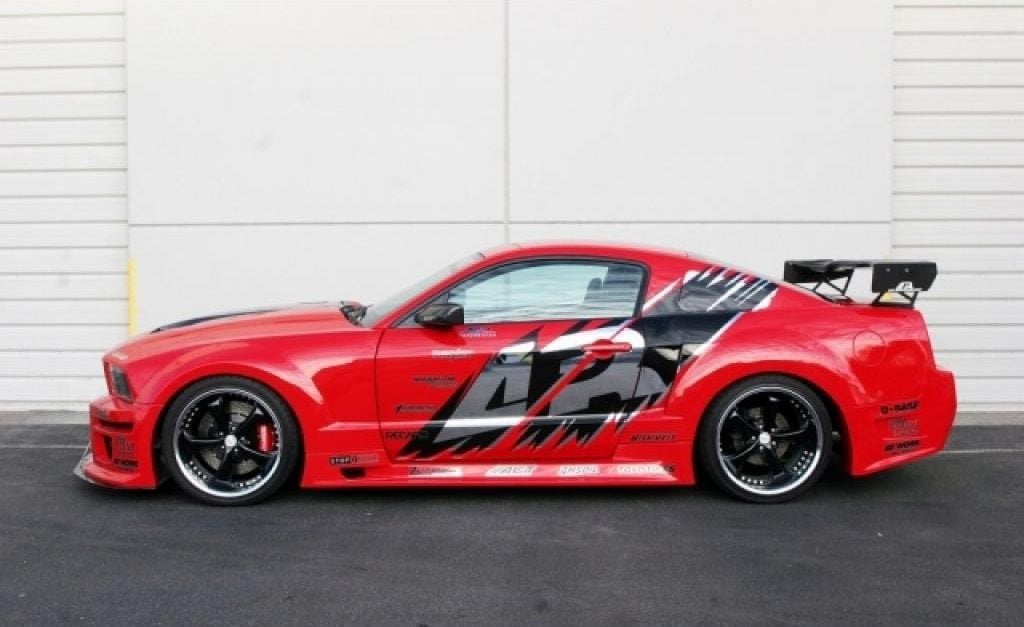 APR Performance Carbon Fiber GTC-500 71" Adjustable Wing for S197 Ford ...