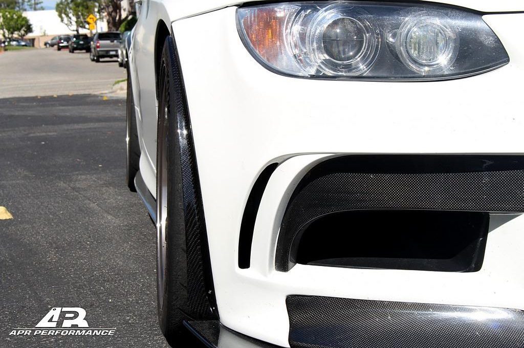 APR Performance Carbon Fiber Front Bumper Spats for E92 BMW M3 ...