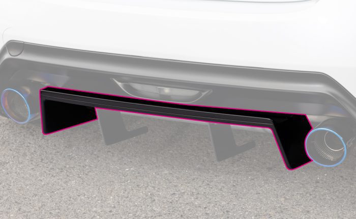 KUHL KRUISE Rear Center Diffuser for XP210 Toyota GR Yaris ...