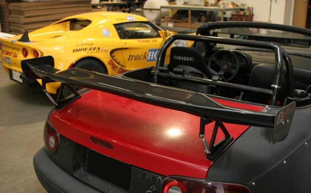 APR Performance Carbon Fiber GTC-200 Adjustable Wing for NA Mazda MX-5 ...