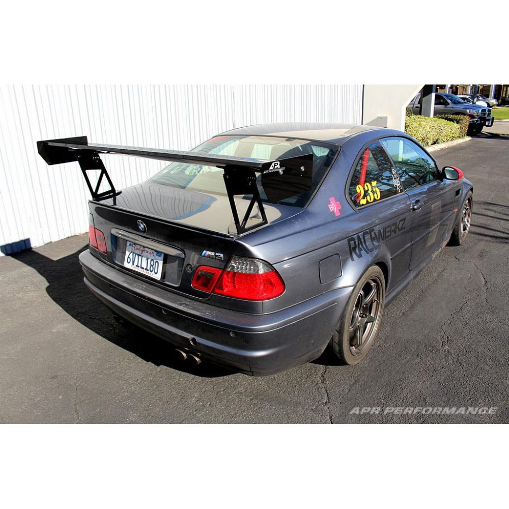 APR Performance Carbon Fiber GTC-250 61" Adjustable Wing for E46 BMW 3 ...