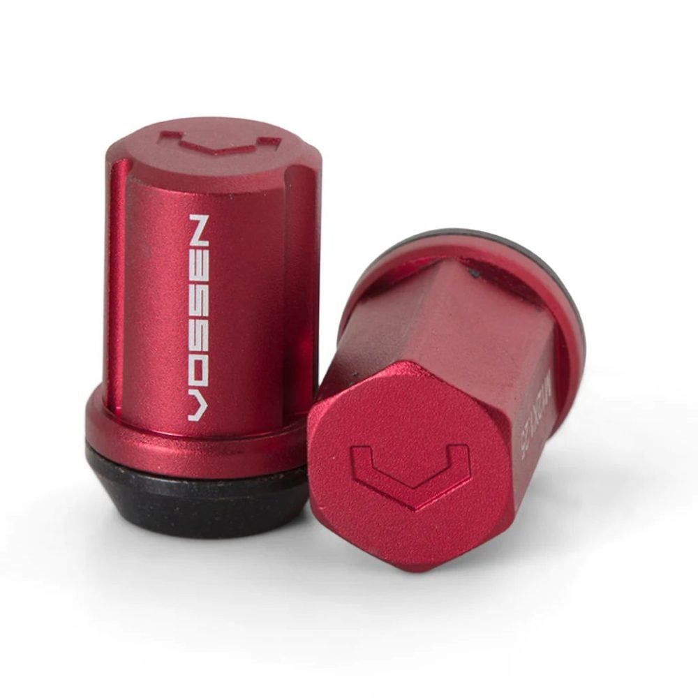 Vossen Wheels 14x1.5 35mm Lug Nut Set in Red - Bulletproof Automotive