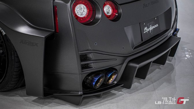 Liberty Walk LB-Silhouette WORKS GT 35GT-RR Rear Diffuser for R35 ...