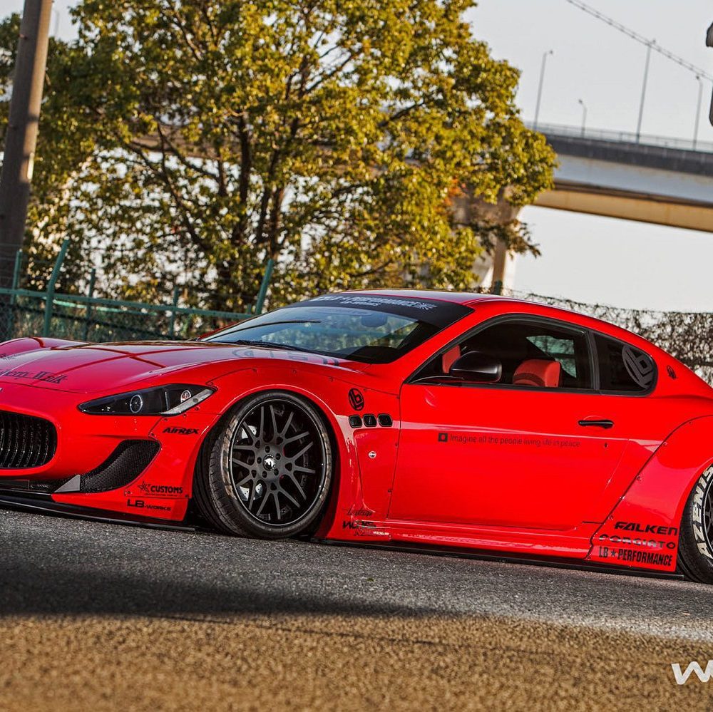 Liberty Walk LB-WORKS Widebody Kit for M145 Maserati GranTurismo MC ...