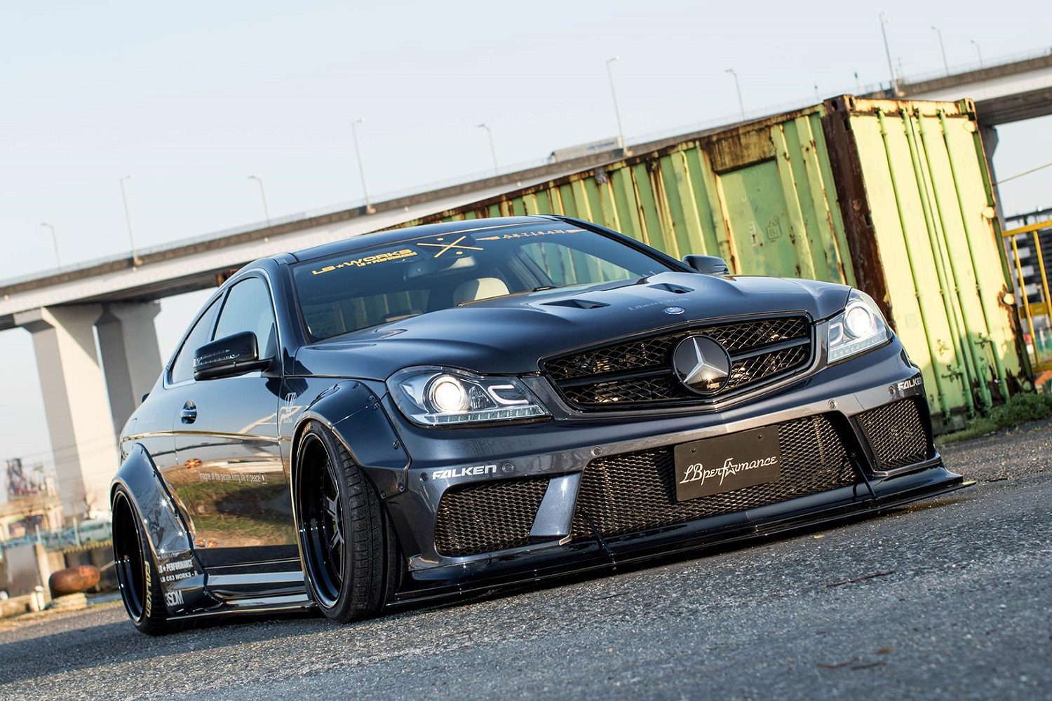 Liberty Walk LB-WORKS Widebody Kit for W204 Mercedes-Benz C63 AMG ...