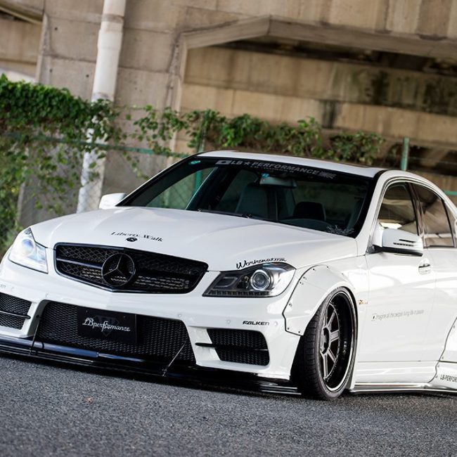 Liberty Walk LB-WORKS Widebody Kit for W204 Mercedes-Benz C63 AMG ...