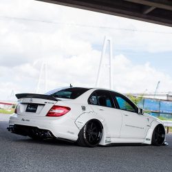 Liberty Walk LB-WORKS Widebody Kit for W204 Mercedes-Benz C63 AMG ...
