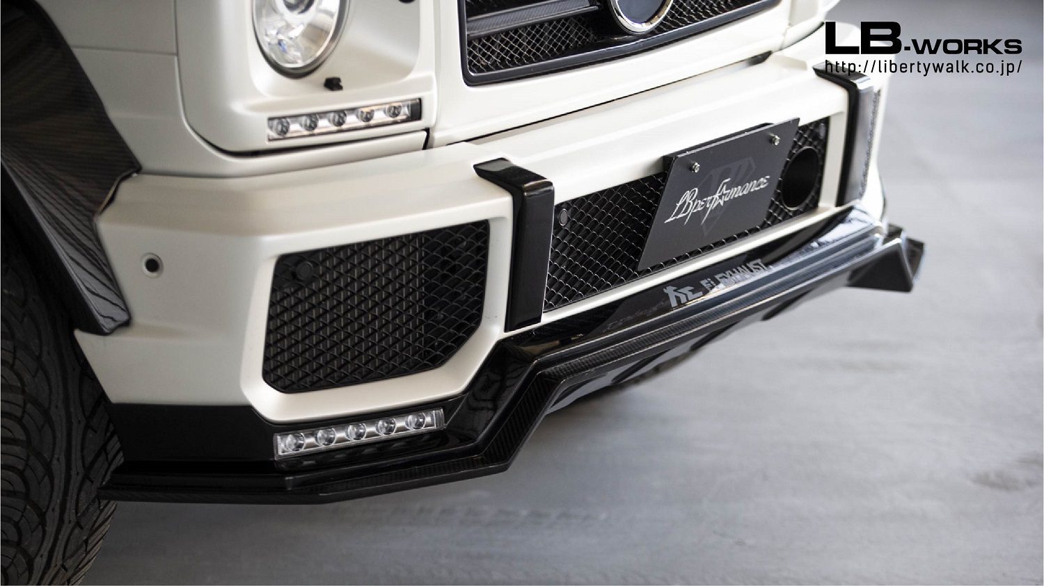 Liberty Walk LB-WORKS Front Under Spoiler for W463 Mercedes-Benz G63 ...