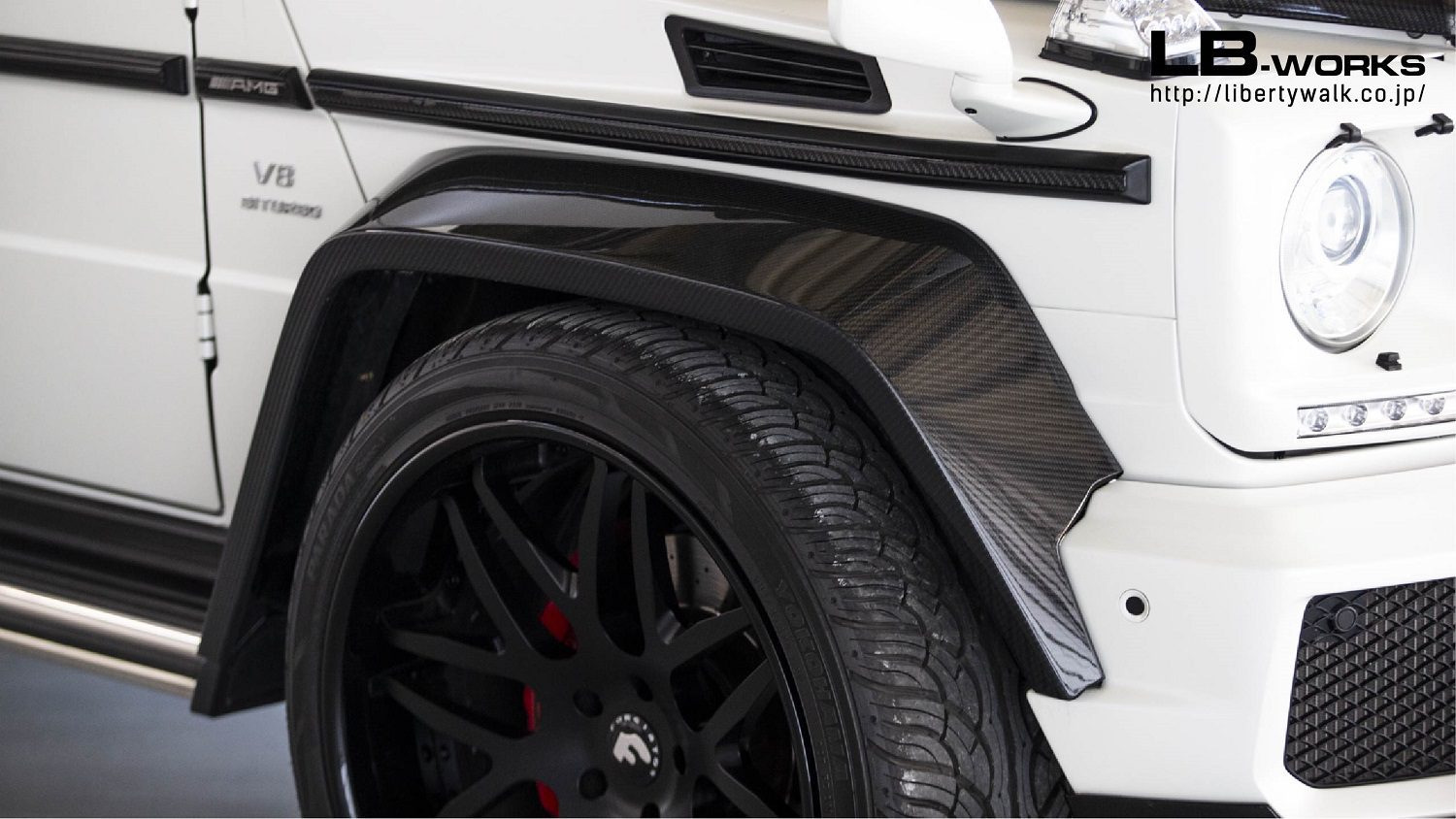 Liberty Walk LB-WORKS Widebody Kit for W463 Mercedes-Benz G63 AMG ...