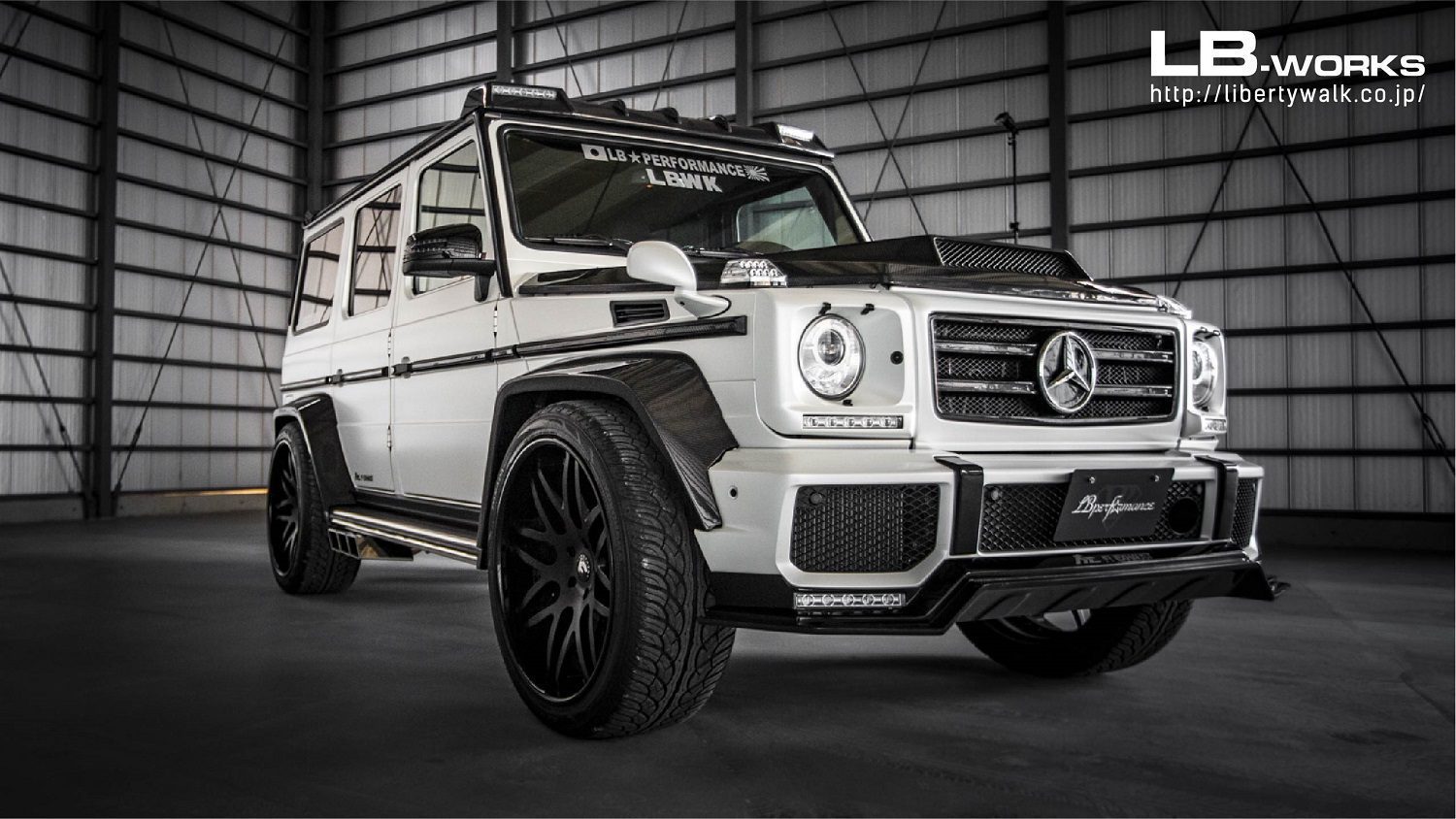 Liberty Walk LB-WORKS Front Under Spoiler for W463 Mercedes-Benz G63 ...