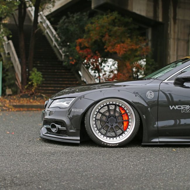 Liberty Walk LB-WORKS Front Bumper for 4G8 Audi A7 & S7 - Bulletproof ...